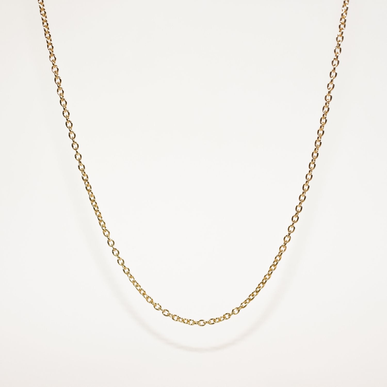 Yellow Gold Cable Chain | Crawford Equestrian Jewellery